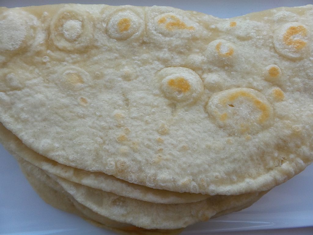 Sourdough Discard Roti (plain)